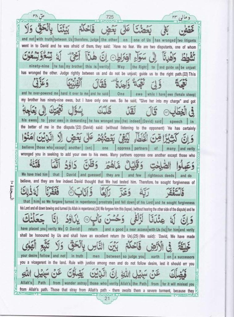 Holy Quran Para 23-21 - eQuranacademy